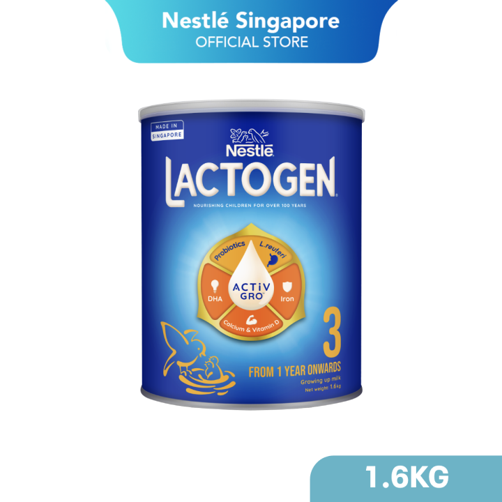 Nestle Lactogen Stage 3 Growing Up Milk 1.6kg - From 12 Months | Lazada ...