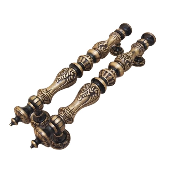 Gagang Pintu Rumah Kuningan / Handle Pintu Rumah Antik Kuningan Motif ...