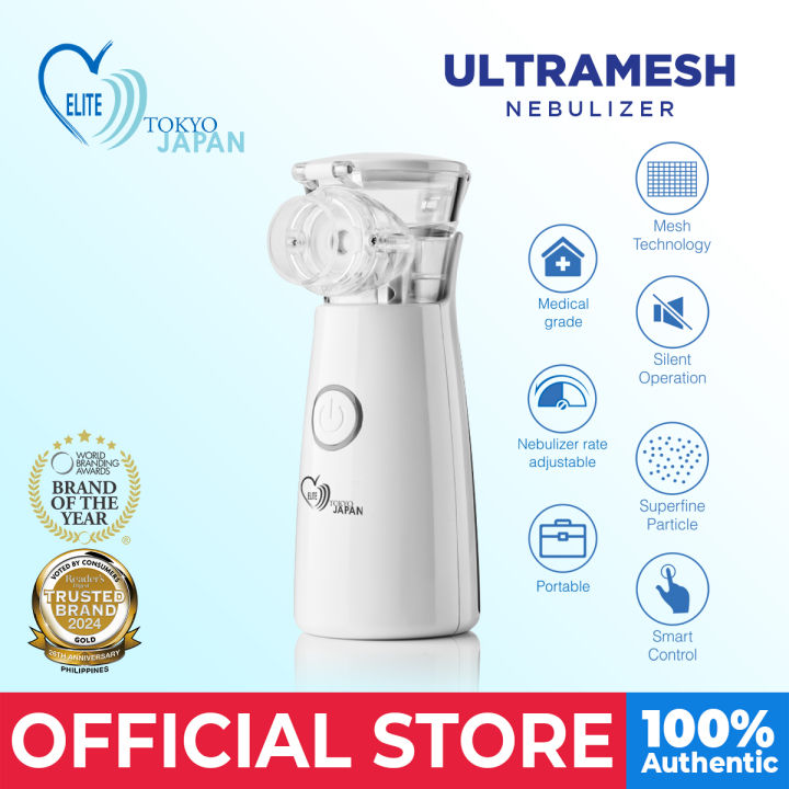Indoplas Elite Tokyo Japan Rechargeable Portable Ultramesh Nebulizer ...