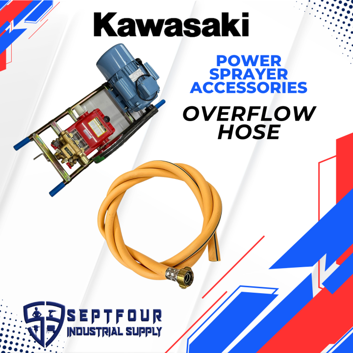 KAWASAKI Power Sprayer / Pressure Washer Overflow Hose for Belt Drive ...