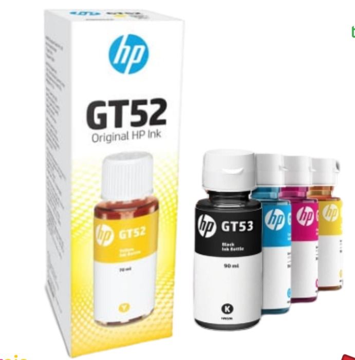 HP Tinta GT53 Yellow Original 90ml Ink Bottle 90 ml GT 53 - YELLOW ...