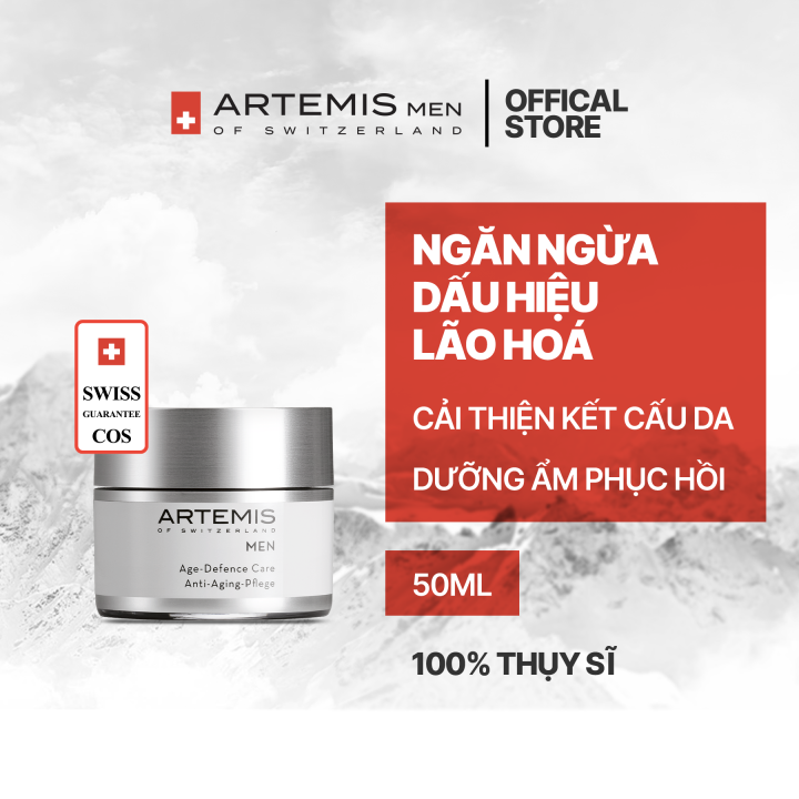 ARTEMIS MEN Age Defence Care - Kem dưỡng chống lão hoá cho nam giúp cấp ...