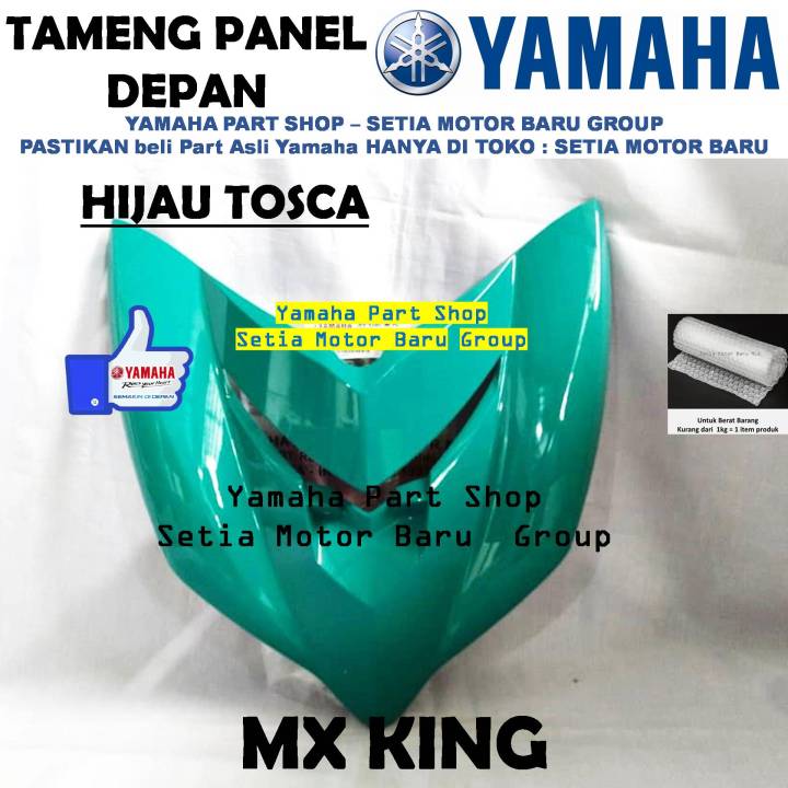 Cover Front Tameng Panel Depan Motor Mxking Mx King Hijau Tosca Cyan ...