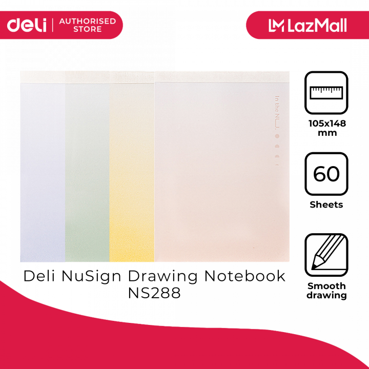 Deli NuSign Drawing Notebook NS288 [79NS288] | Lazada PH