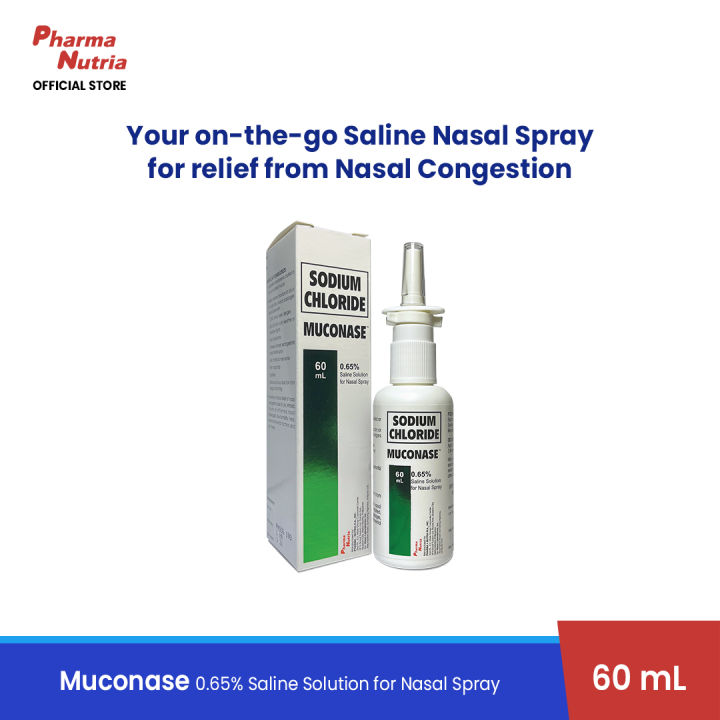 Muconase Nasal Spray 60mL | Lazada PH