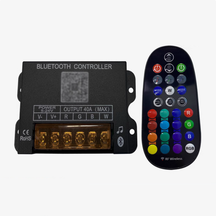 Wireless 29 Key Bluetooth RGBW Controller Intelligent Bluetooth Music ...