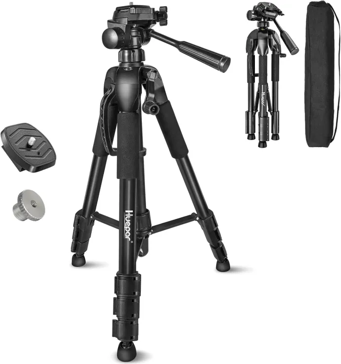 Laser Level Tripod, Huepar 56-inch Extendable Height Tripod Use with ...