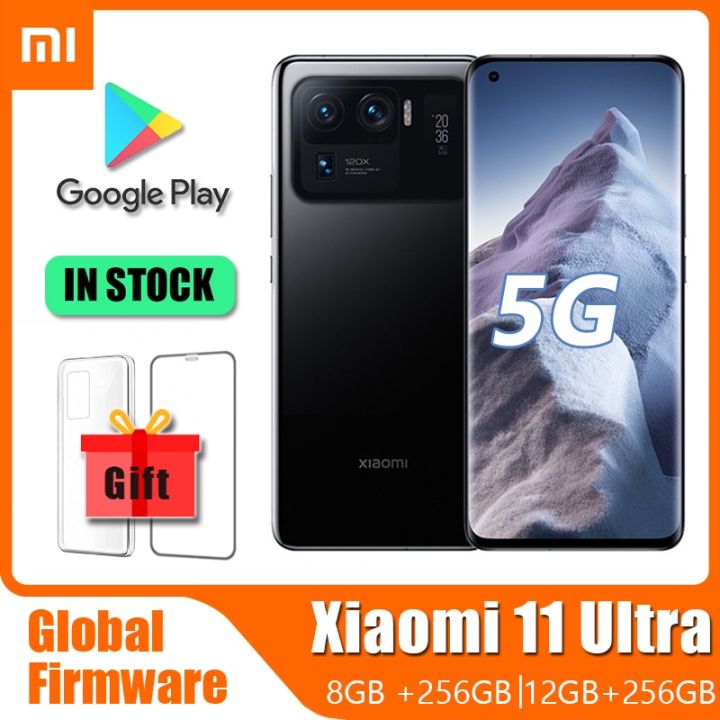 Xiaomi 11 Ultra 5G Cellphone Global ROM 98% New Smartphone Snapdragon 888 50MP Triple Cameras ...