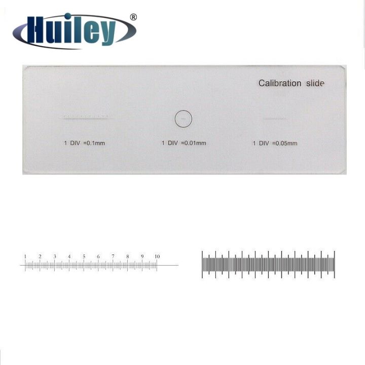 Scale Ruler 0.1 0.05 0.01 mm Stage Micrometer Calibration Slide for ...