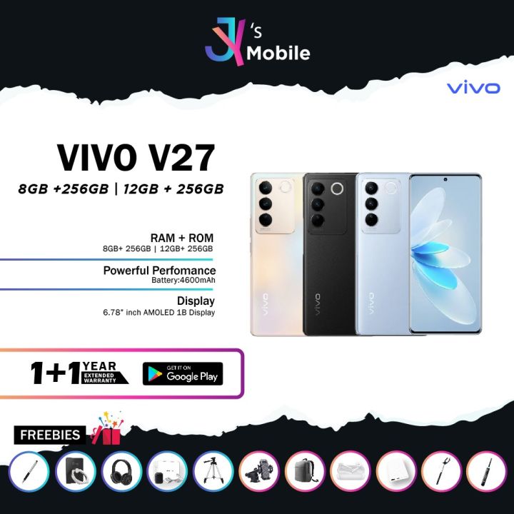 Vivo V27 5G [12GB+8GB RAM 256GB ROM] - Original Vivo Malaysia | Lazada