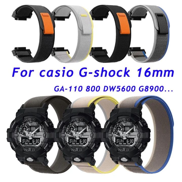 Trail Loop Nylon Loop Strap For Casio G-SHOCK GA GD 100 110 120 700 GLX ...