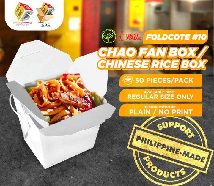 Chinese Takeout Box Bucket Box Noodle Box Rice in a Box BUDGET WHITE ...