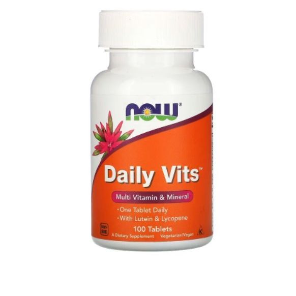 NOW Foods, Daily Vits, Multi Vitamin & Mineral, 100 Tablets/250 Tablets ...