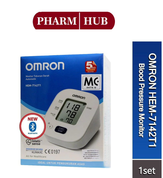 Omron HEM 7142T2 Blood Pressure Monitor HEM-7142T2 (5 years warranty ...