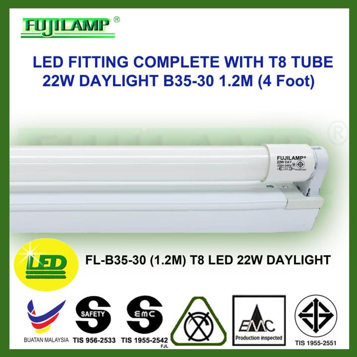 LED TUBE FITTING 35-30 (18W/22W/32W DAYLIGHT) FUJILAMP | Lazada