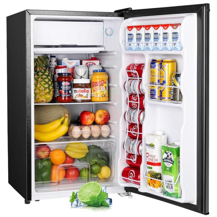 Upstreman 3.2 Cu.Ft Fridge with Freezer, 5 temperature settings, Energy ...