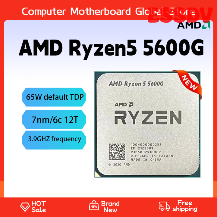 [ESSDV] New AMD Ryzen 5 5600G Novo CPU Vega 7 Brand R5 5000 Series ...