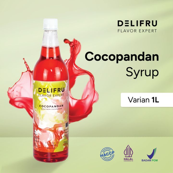 Cocopandan Syrup Delifru 1 Liter - Sirup Pandan Kelapa Premium | Lazada ...