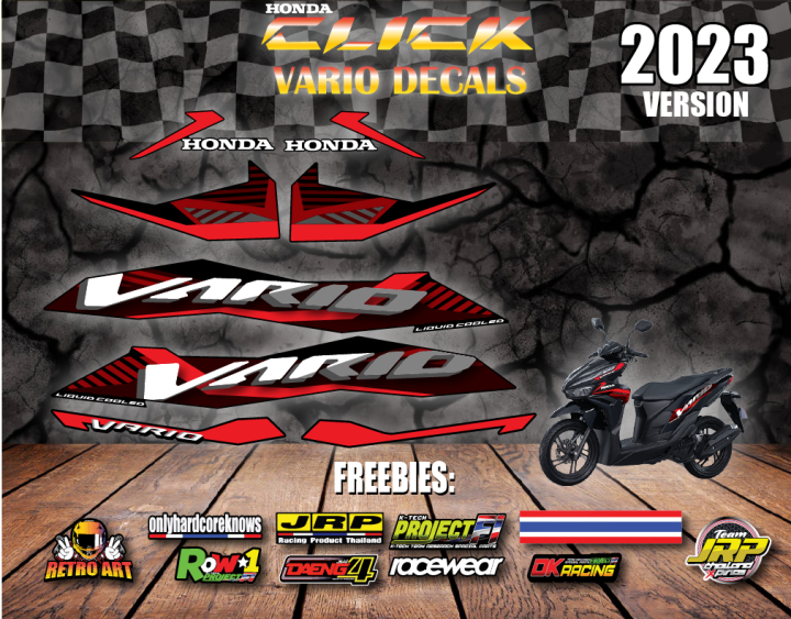 HONDA CLICK GAME CHANGER 125 V3 VARIO DECALS | Lazada PH