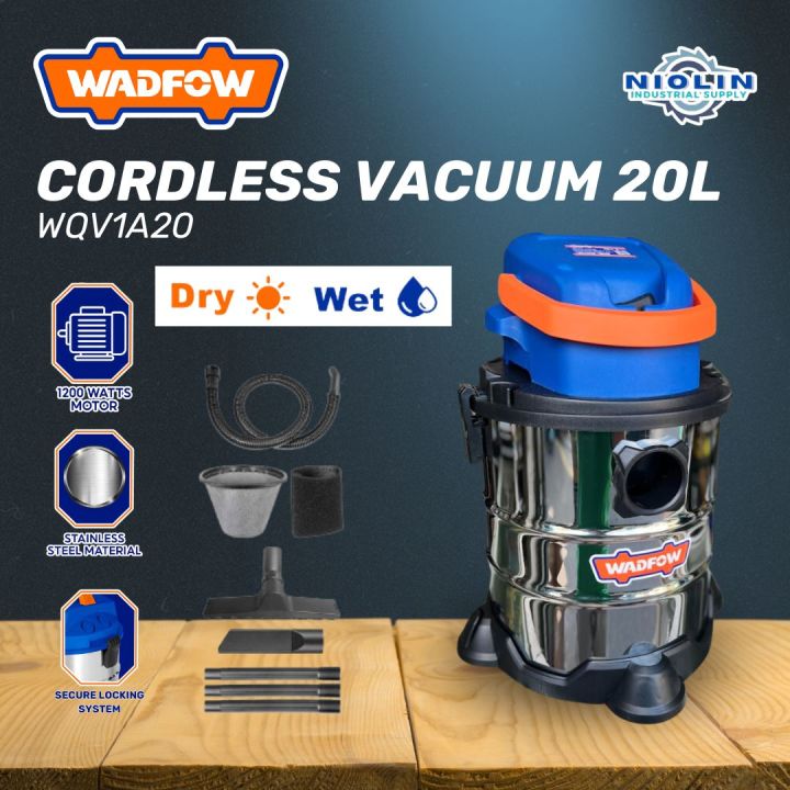 WADFOW LITHIUM-ION VACUUM CLEANER 20L | Lazada PH