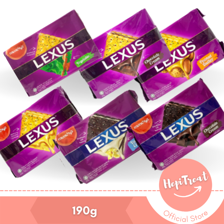 Munchy's Lexus Sandwich Cracker Assorted - 190g by Hepi Treat | Lazada