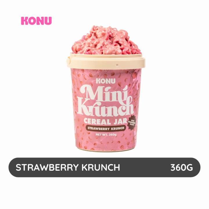 Konu Mini Krunch Cereal Jar Extra Big - Chocolate Snack with Matcha ...