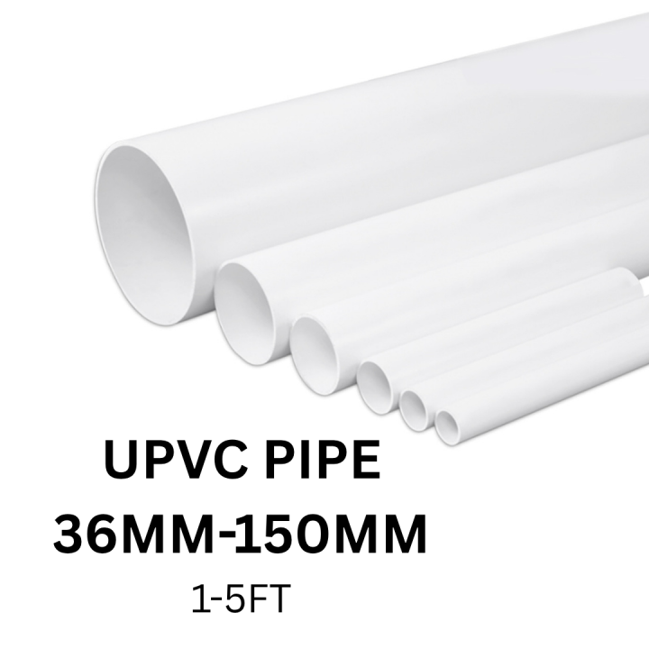 UPVC PIPE 36MM-150MM / PAIP UPVC SEBATANG MAX 5 KAKI / DRAIN PIPE LOOSE ...