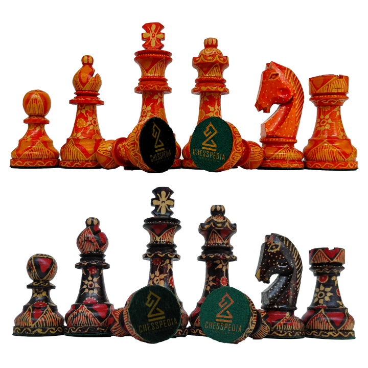 Chesspedia Bidak Catur Kayu Motif Batik Asli Indonesia | Lazada Indonesia