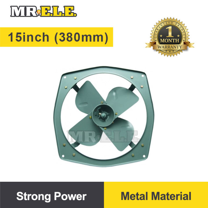 15" (380mm) Industrial Exhaust Wall Fan Heavy Duty (240v) GH38 Kipas ...