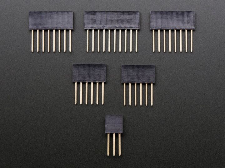 Circuitrocks Header Stackable Long Legs 2.54mm 2/3/4/5/6/8/10/15 Pin ...