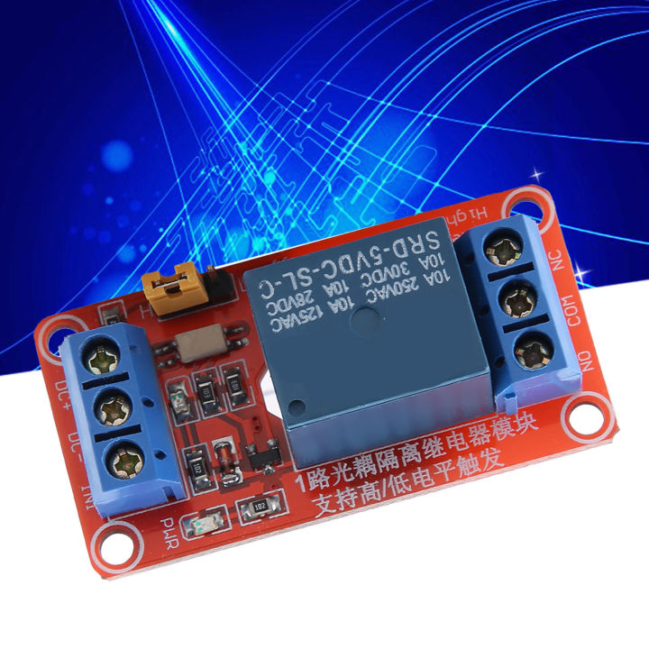 Relay Module with Optocoupler 1 Channel High&Low Level Trigger Relay Module Board | Lazada Singapore