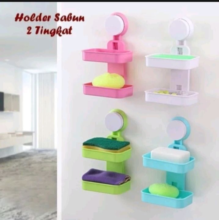 RAK SABUN 2 SUSUN SOAP BOX | Lazada Indonesia