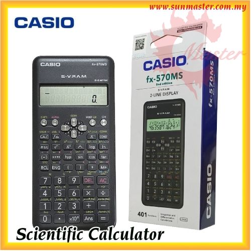 Casio FX-570MS-2 Scientific Calculator 2nd Edition | Kalkulator ...