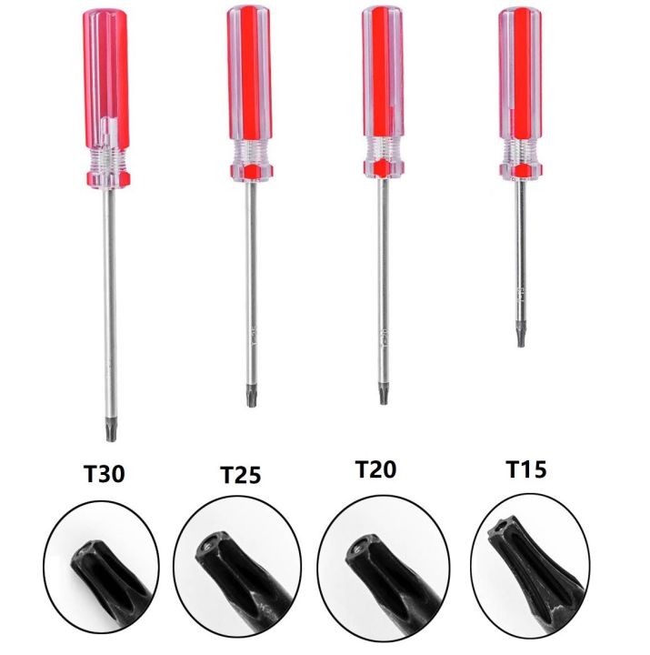 1PC Torx T5 T6 T7 T8 T9 T10 T15 T20 T25 T27 T30ไขควงหลุมสกรูแม่เหล็ก Driver โทรศัพท์บ้านซ่อม ...