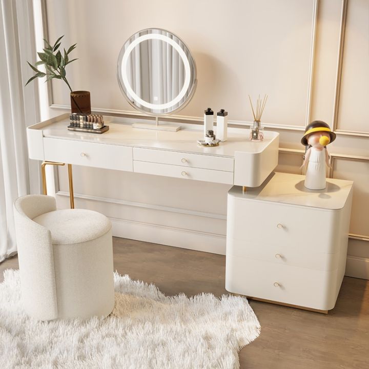 Modern Minimalist Vanity Tables Wooden Wooden Nordic Luxury Vanity ...