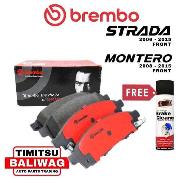 Brembo P54038N Ceramic Front Brake Pads for 2005 - 2015 Mitsubishi ...
