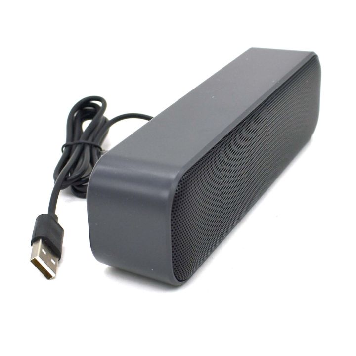 USB Powered Soundbar Desktop Speaker Wired Computer Sound Box for TV ...