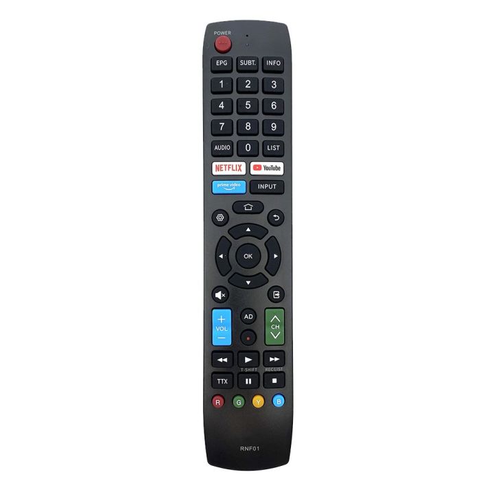 New RNF01 For Sharp Smart TV Remote Control With YouTube Netflix Apps ...