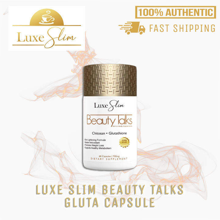 Luxe Slim Beauty Talks Gluta Capsules - Skin Lightening, Master ...
