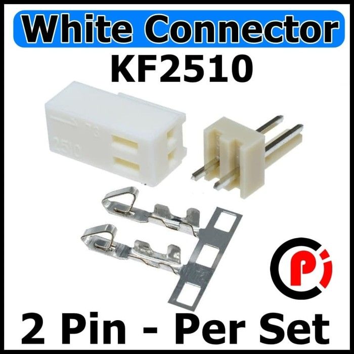 Konektor White Housing 2 Pin Socket soket Connector 2Pin | Lazada Indonesia