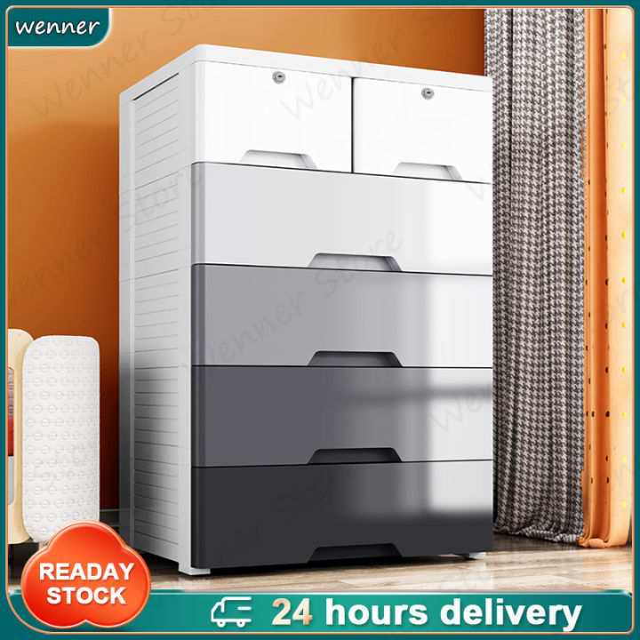 Wenner 50CM Storage Cabinet Drawer Cabinet Household Plastic Storage ...