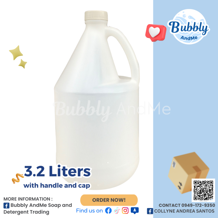 Empty Gallon bottle (3.2 liters) Bubbly AndMe | Lazada PH
