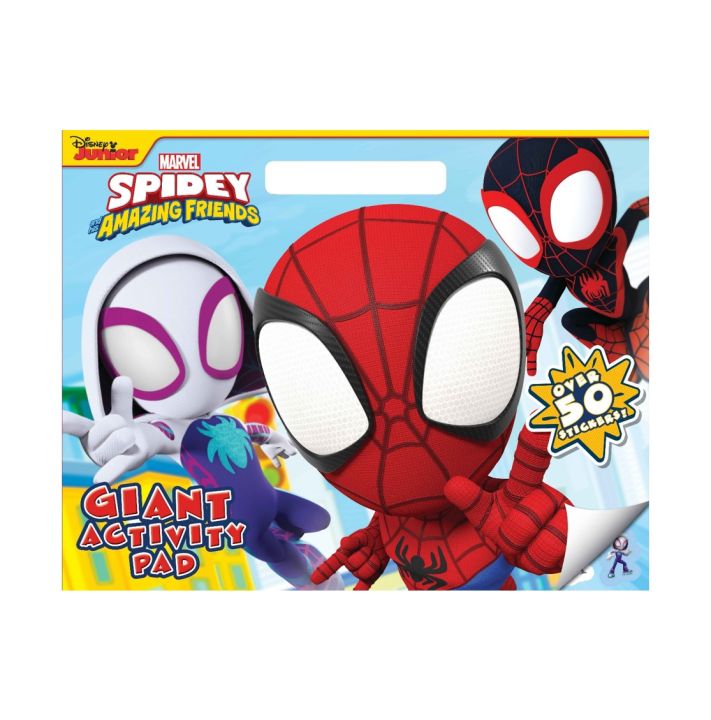 Marvel Spiderman Giant Activity Pad For Kids To Color Giant Pages With ...