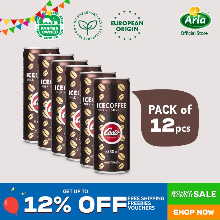 Cocio Ice Coffee 250ml 12-Pack (Expiry Date: May 30, 2025) | Lazada PH