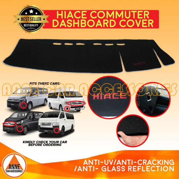 Dashboard Cover for Toyota Hiace Commuter Model 2005-2020 / GL Grandia ...