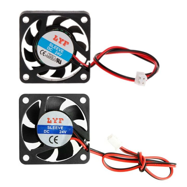 DC 24V 0.10A 2-Pin 40x40x10mm PC Computer CPU System Brushless Cooling ...