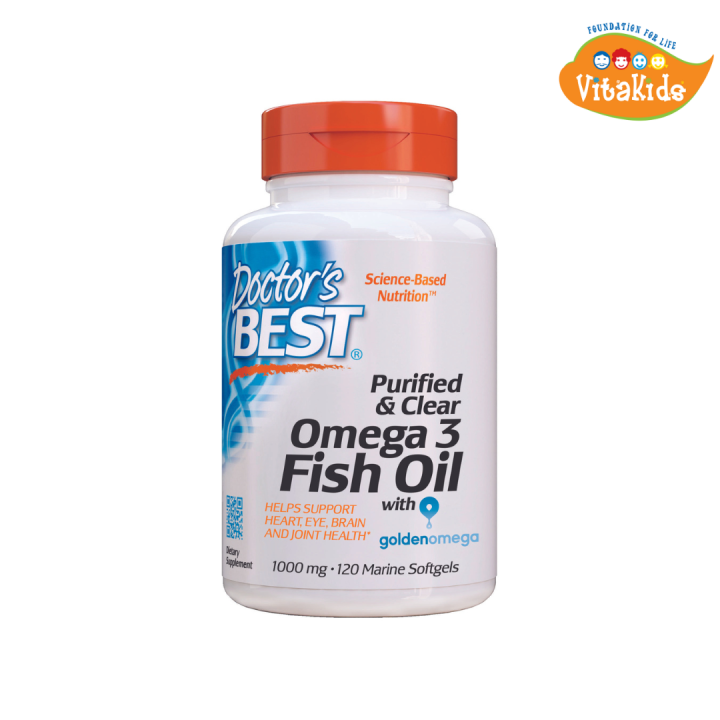 Doctor's Best Purified & Clear Omega 3 Fish Oil, 120 sgls. | Lazada ...