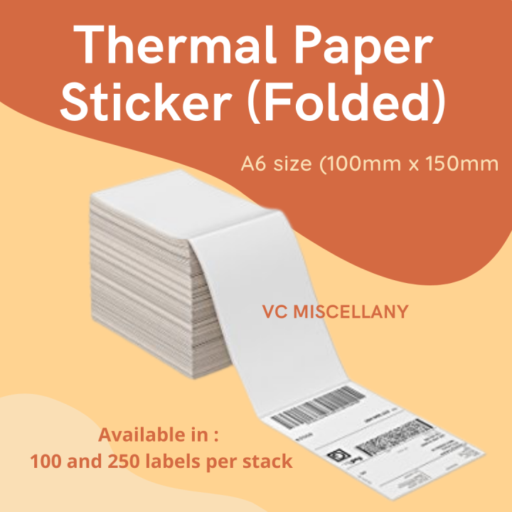 Waybill Sticker Thermal Paper | Lazada PH