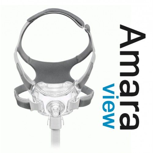 Philips Respironics Amara View Full Face CPAP Mask with Headgear ...