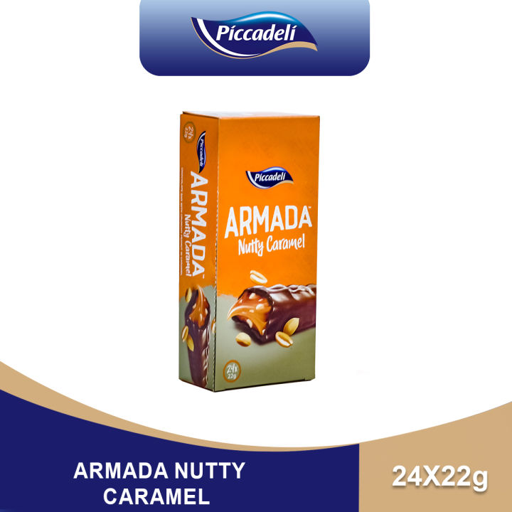 PICCADELI Armada Nutty Caramel Chocolate Bar 24x22g | Lazada PH
